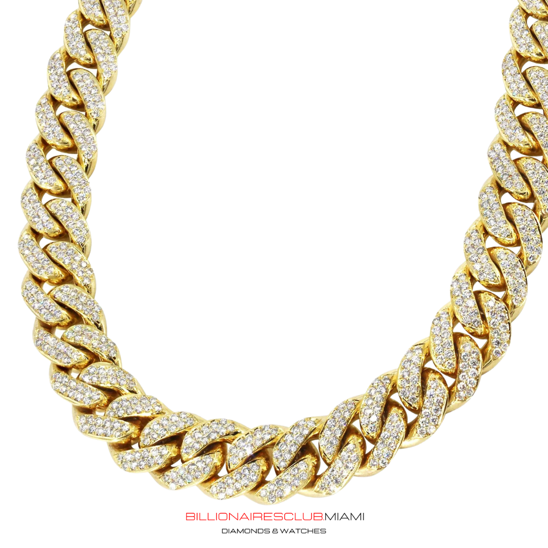 Miami Cuban Link Diamond Chain 14K – Miami Watch Trade